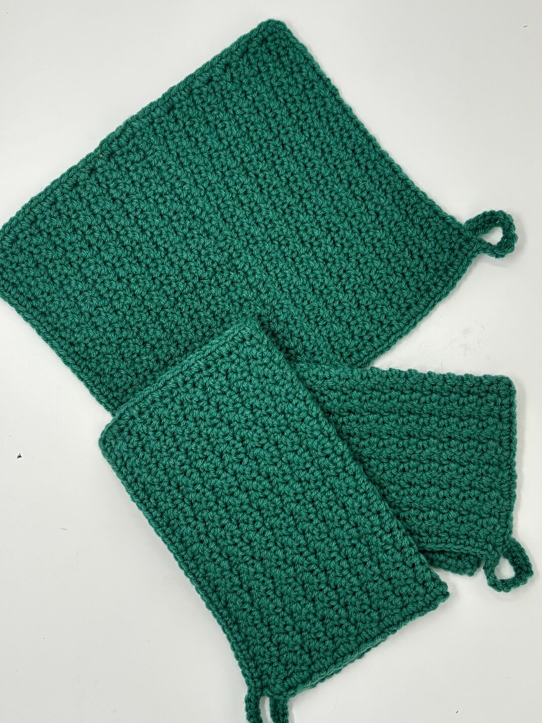 Crochet Dishcloths With Loops - Etsy