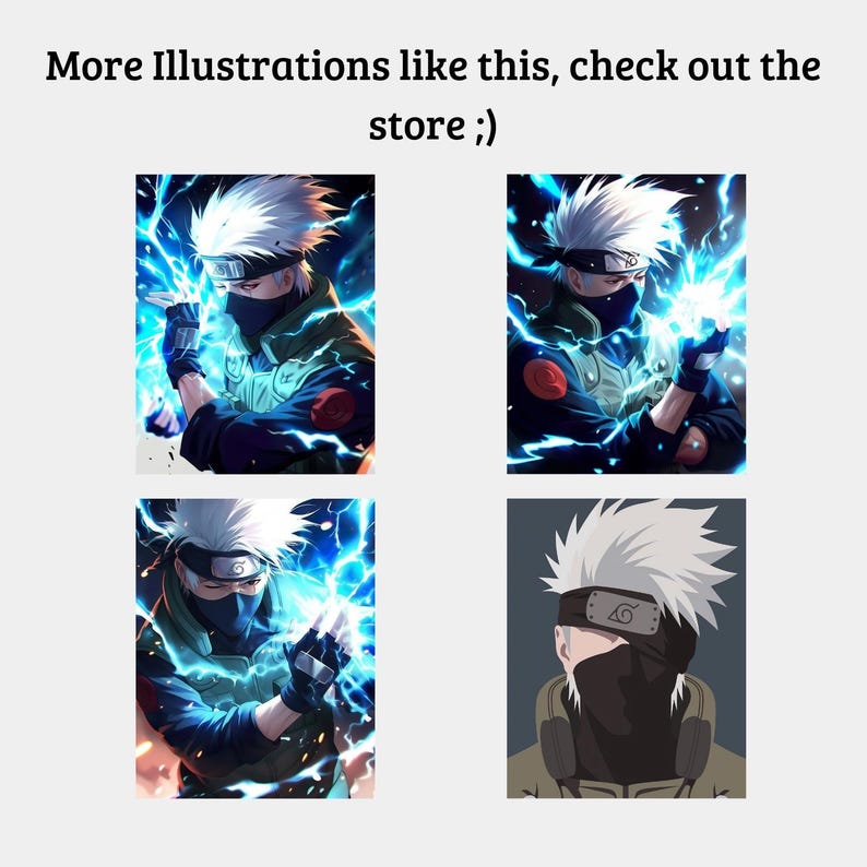 NARUTO Unique Anime Poster Print TV Series Art, Modern Wall Decor ...
