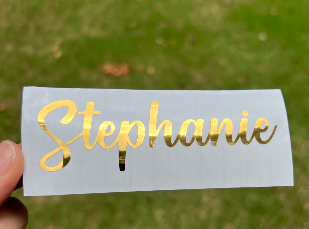 Personalized Vinyl Name Decals Custom Wedding, Bridal Shower, and Party ...