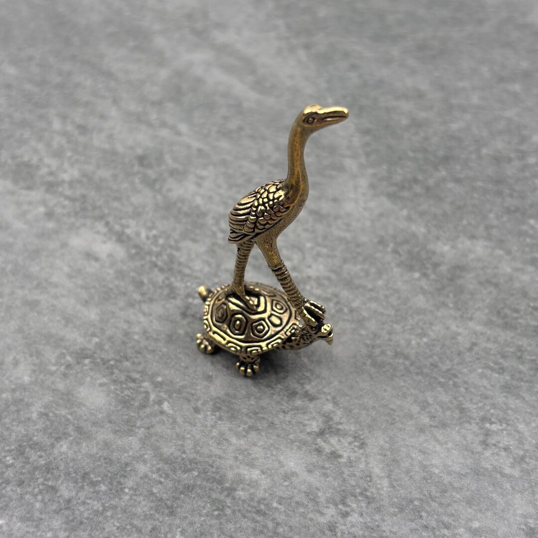 Bird on Tortoise, Tortoise Bird Figure, Bird on Turtle Statue, Tortoise ...