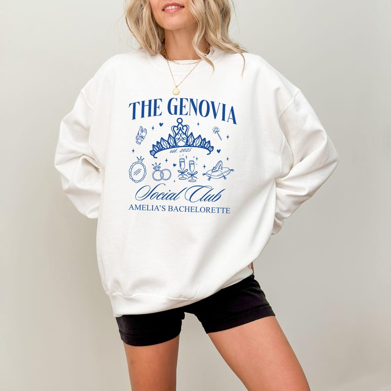 Genovia Social Club Bachelorette Sweatshirt: Princess Bride Crewneck - Etsy