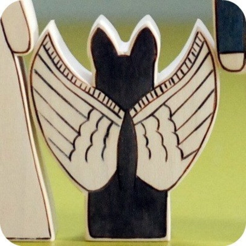 Custom Pet Memorial Angel Portrait - Etsy