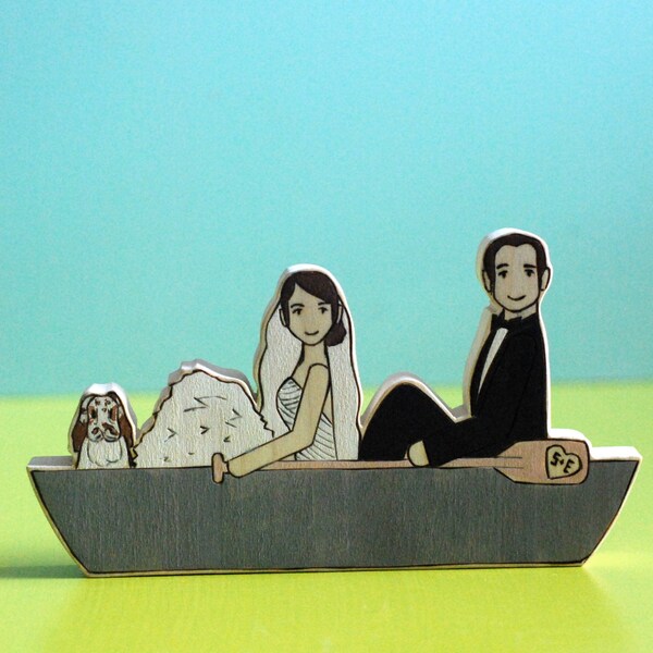 Canoe Cake Topper - Etsy