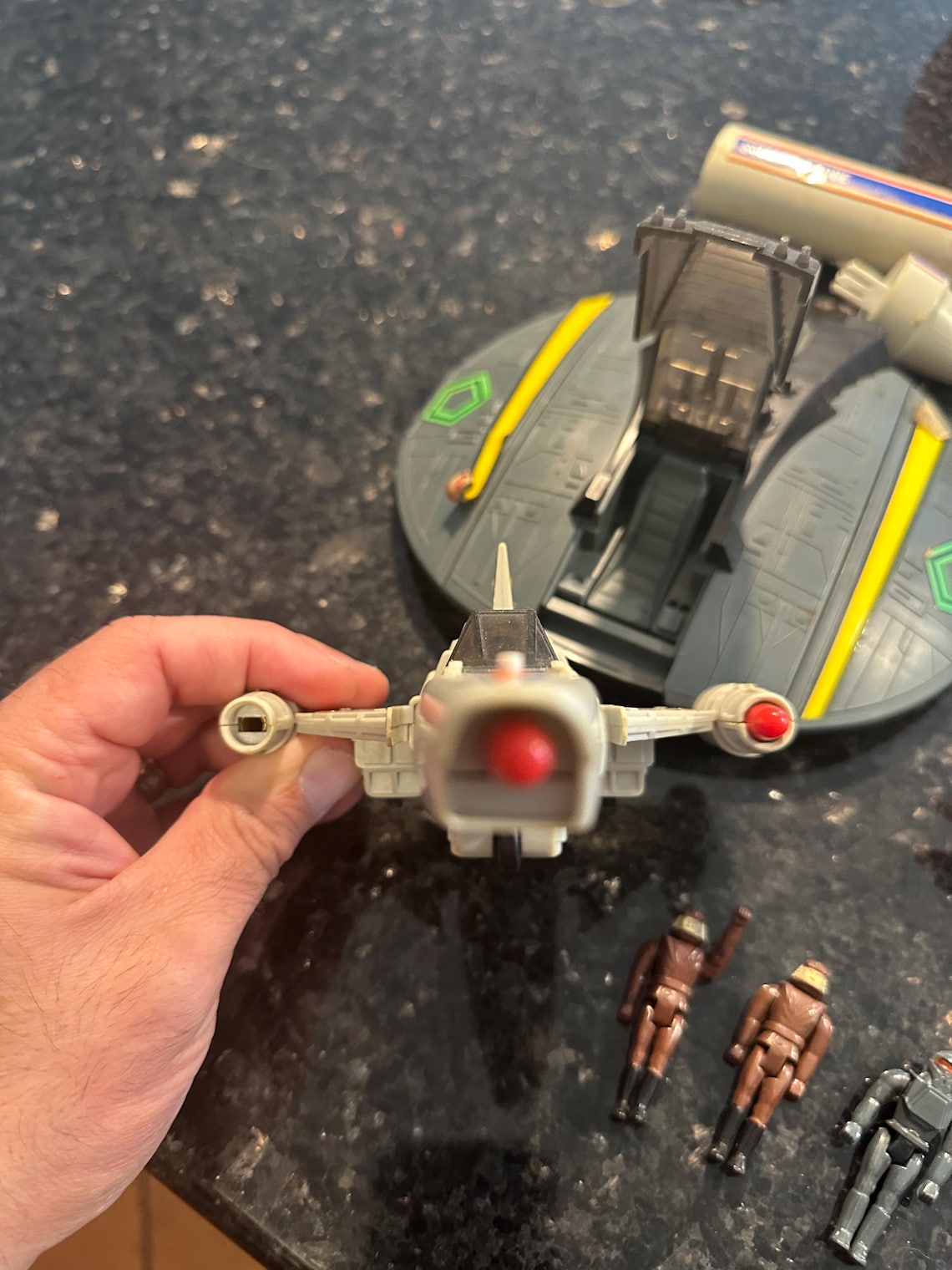 Vintage 1978 Battlestar Galactica Colonial Viper & Cylon Raider Toy Lot ...