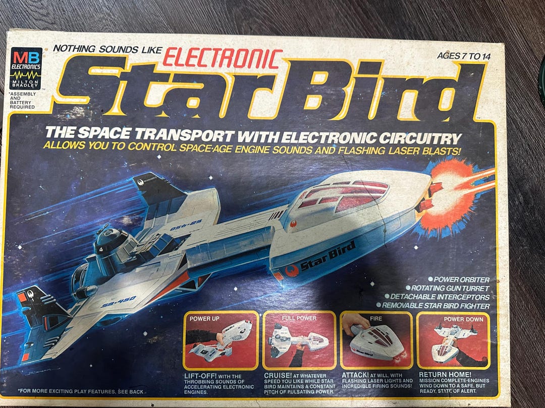 Starbird Milton Bradley Vintage Toy 1978 - With Box, Decals, Manual - Etsy