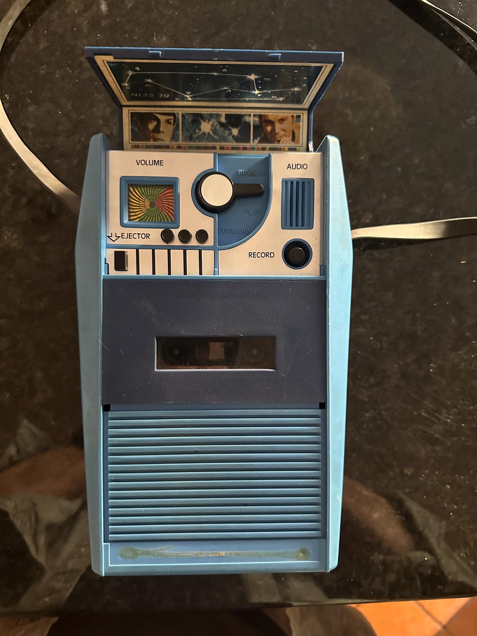 Vintage 1970s Star Trek Tricorder Cassette Tape Recorder Toy by Mego ...