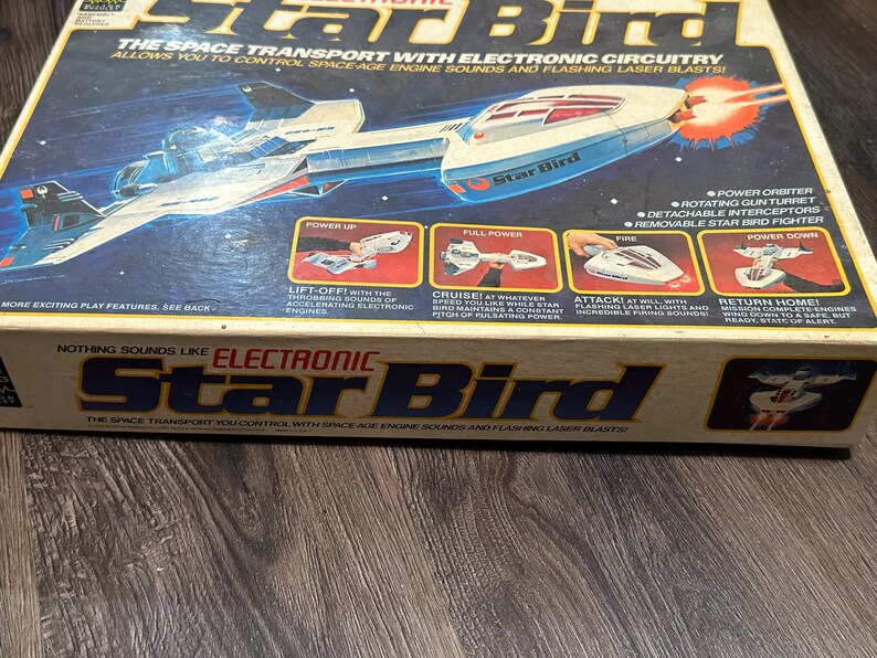 Starbird Milton Bradley Vintage Toy 1978 - With Box, Decals, Manual - Etsy