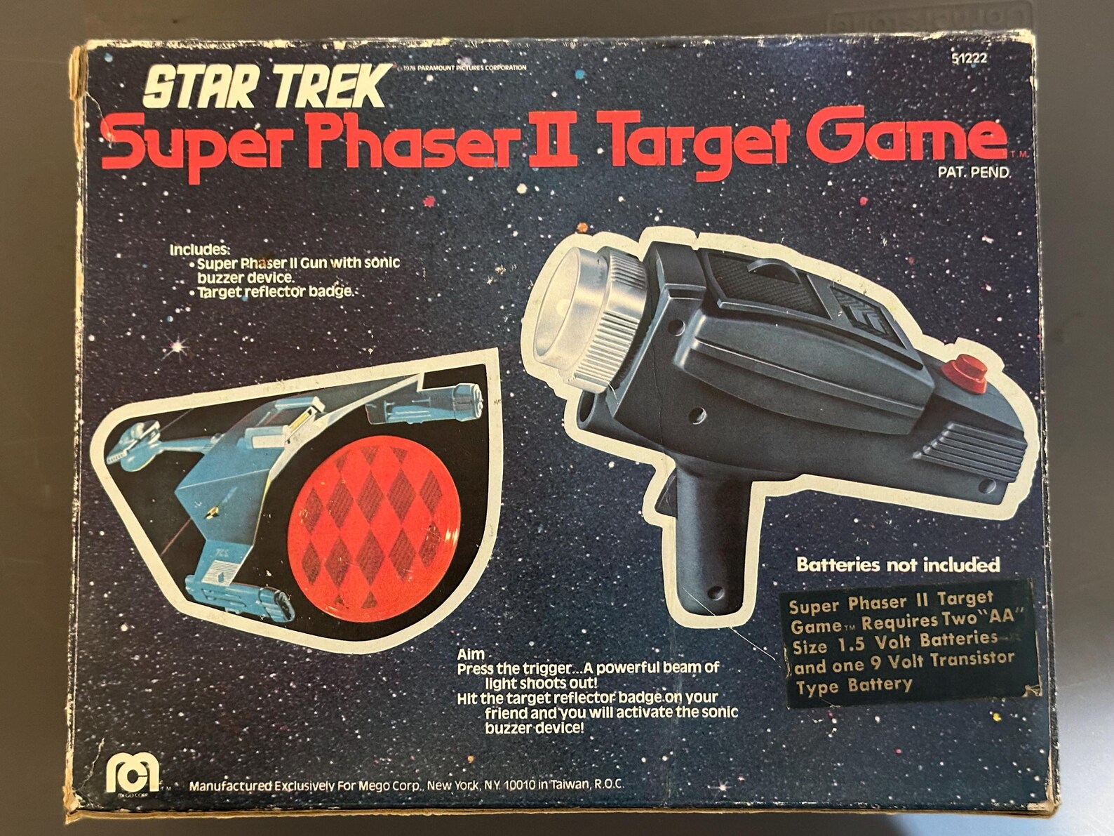 Vintage 1976 Star Trek Super Phaser II Target Game by Mego – Complete and Fully Functional - Etsy