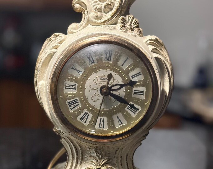 Vintage United Metal Goods Model No. 82 Electric Mantle Clock - Working ...
