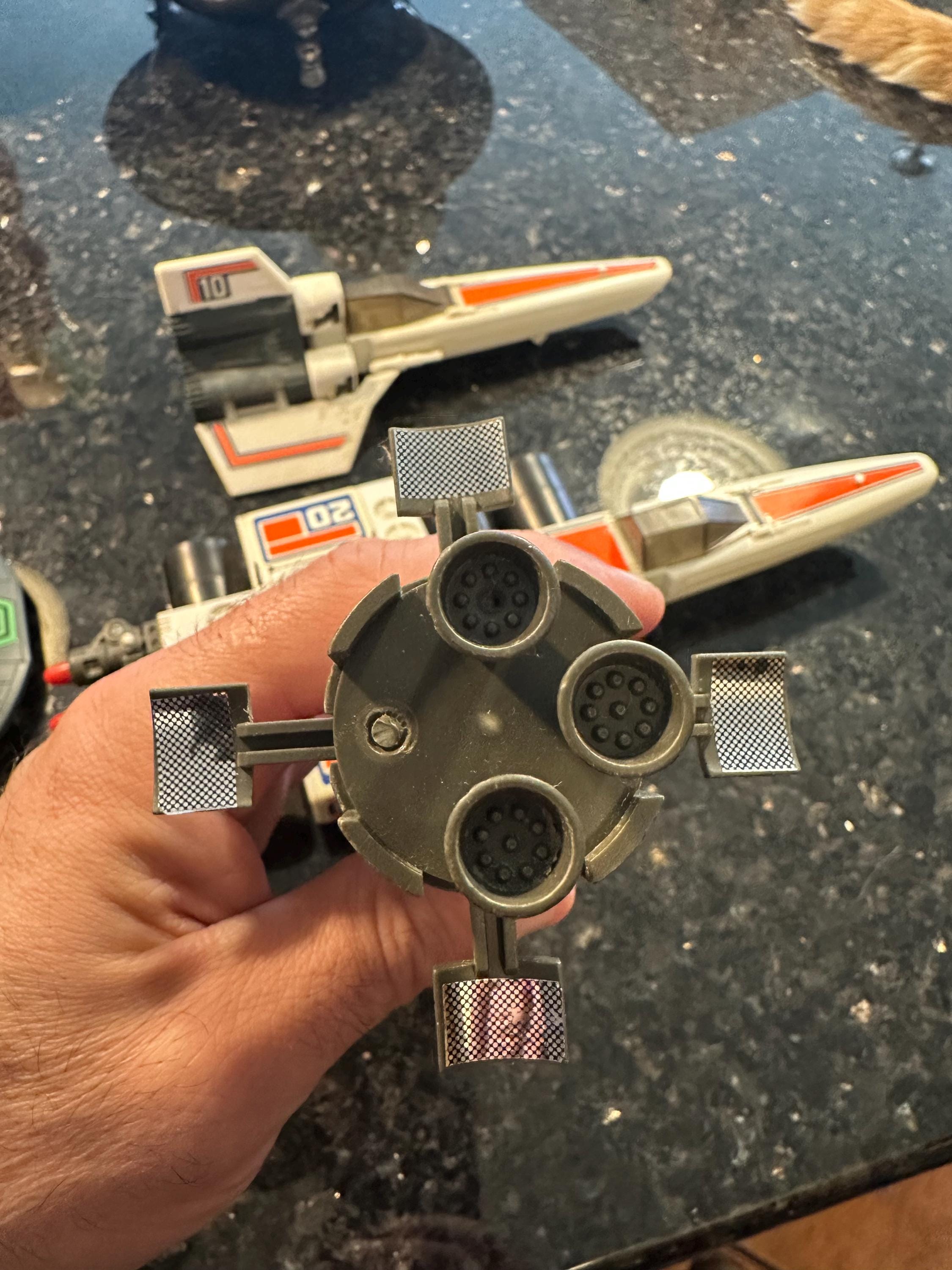 Vintage 1978 Battlestar Galactica Colonial Viper & Cylon Raider Toy Lot ...