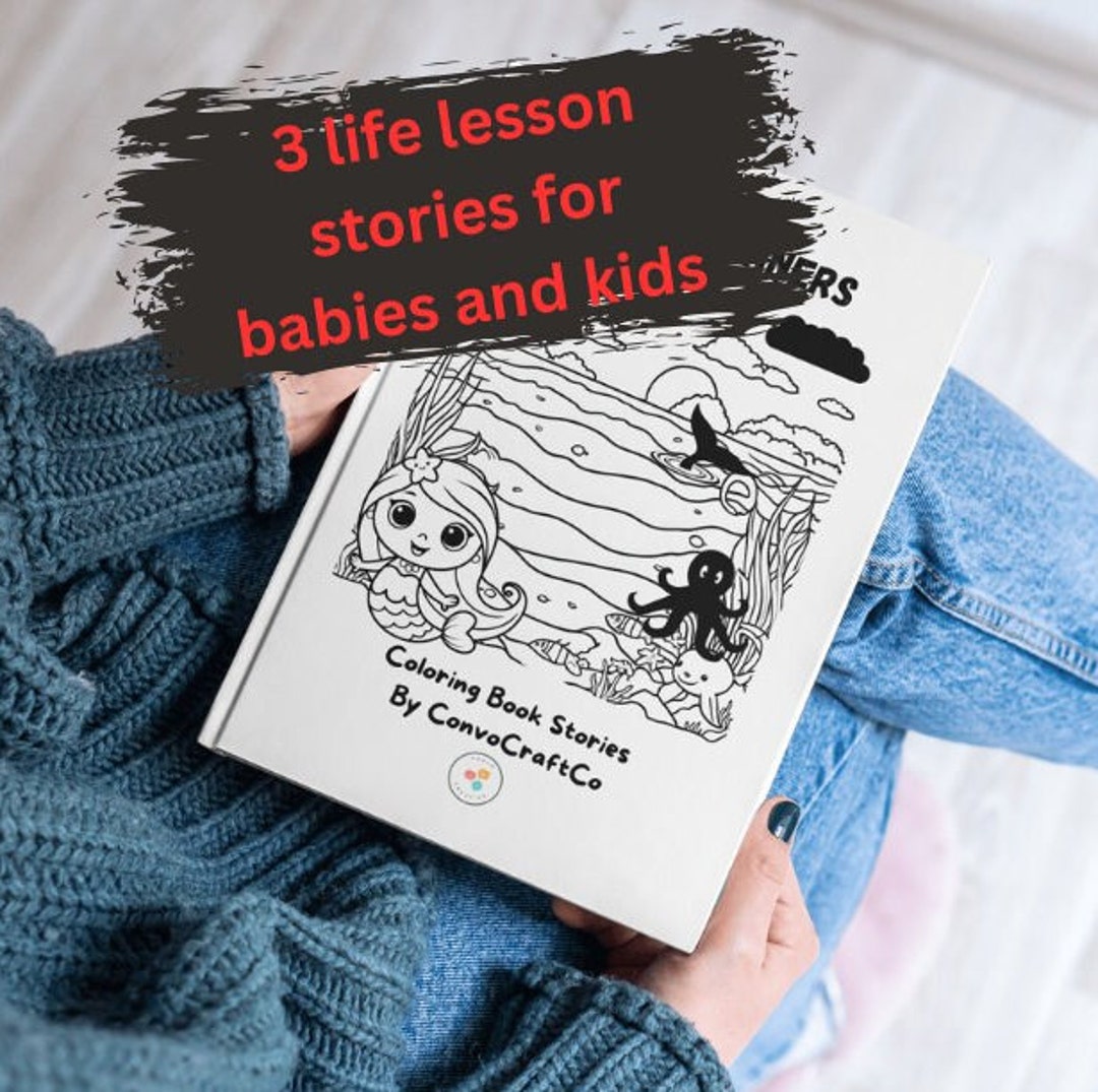 Coloring Book Stories Vol 1 - Etsy