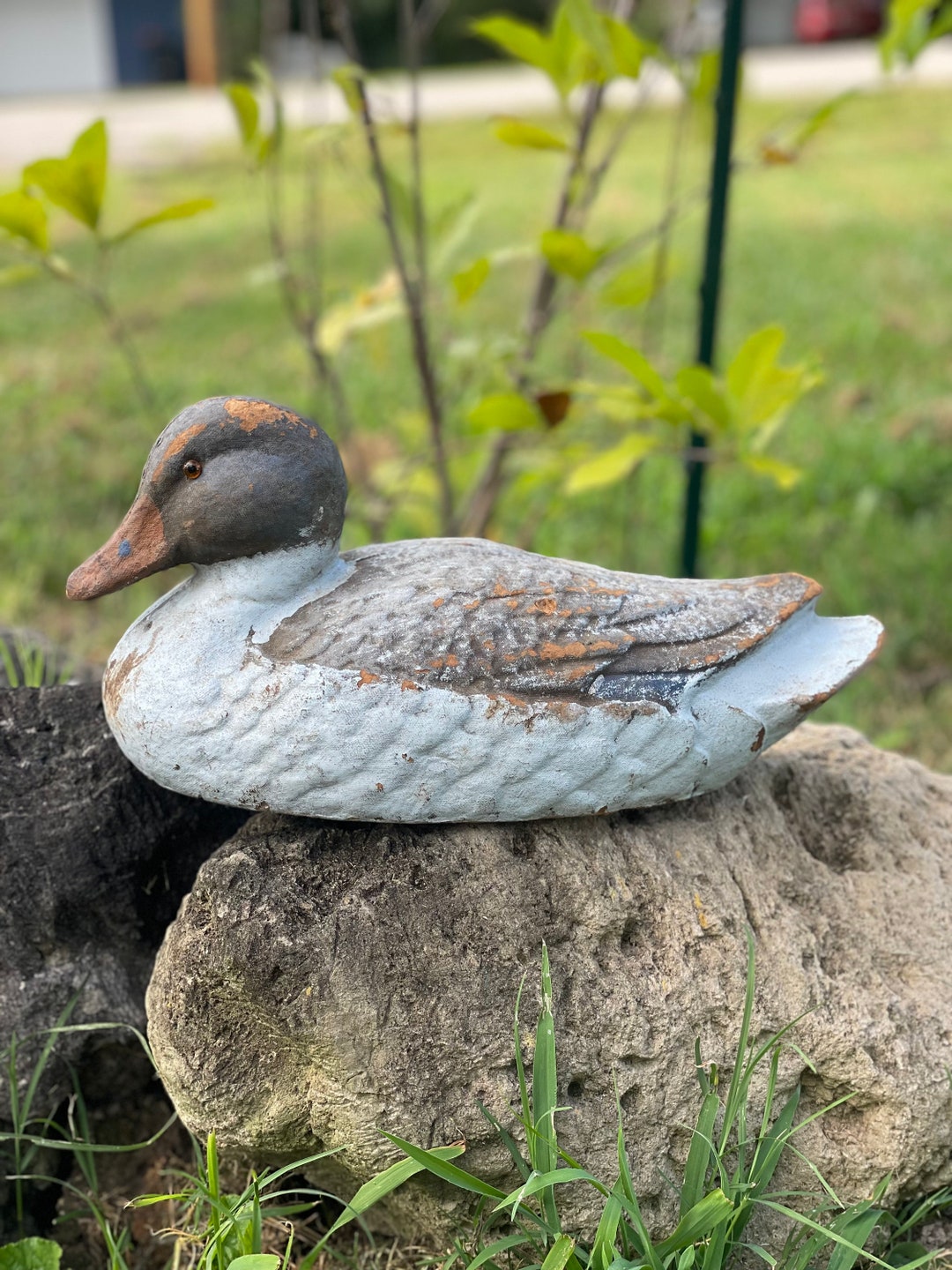 Carry-lite Vintage Paper Mache Duck Decoy - Etsy