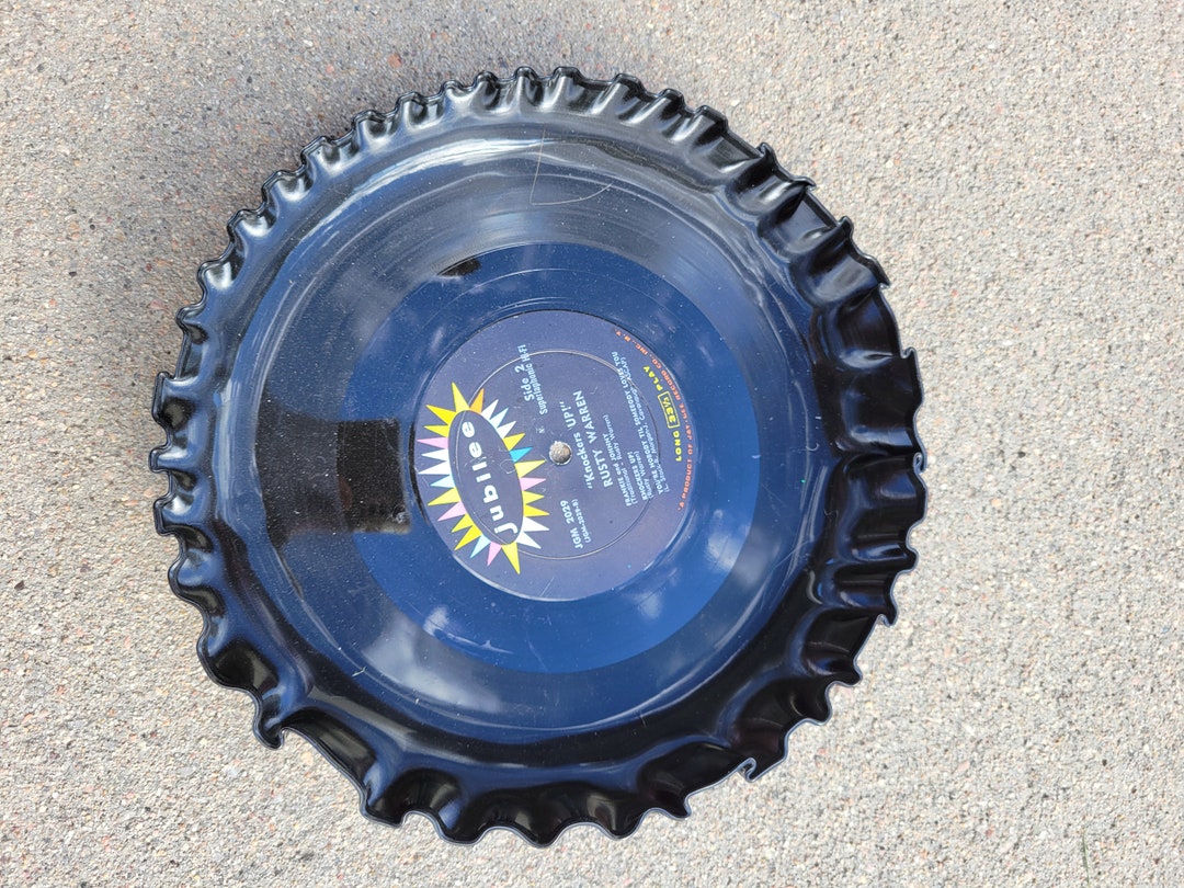 Vinyl Record Plate / Flat Bowl - Etsy