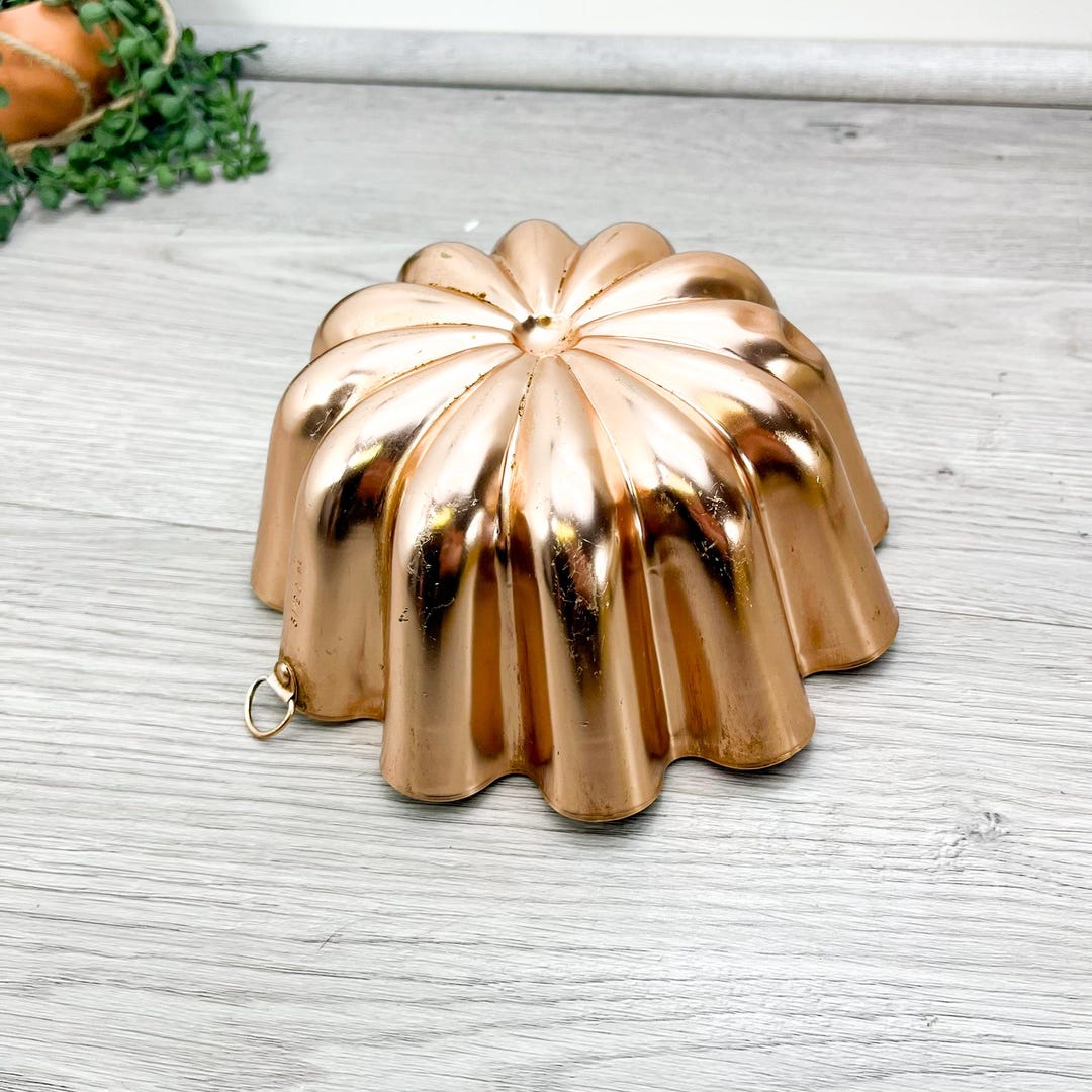 Vintage Copper Metal Flower Jello Mold Wall Decor - Etsy