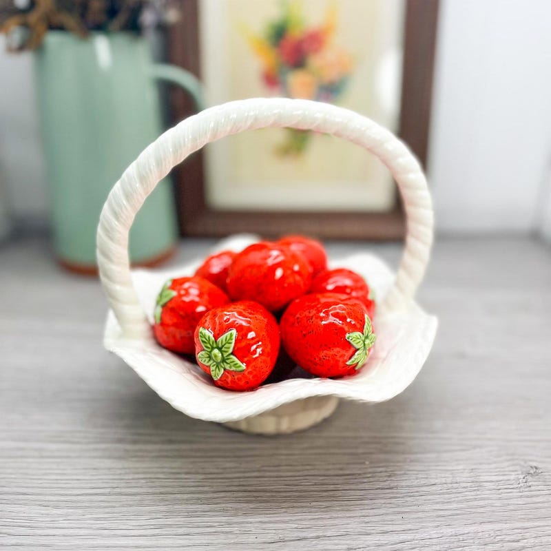 Ceramic Strawberry - Etsy