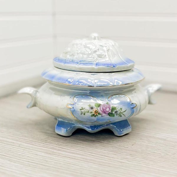 Lusterware Jar - Etsy