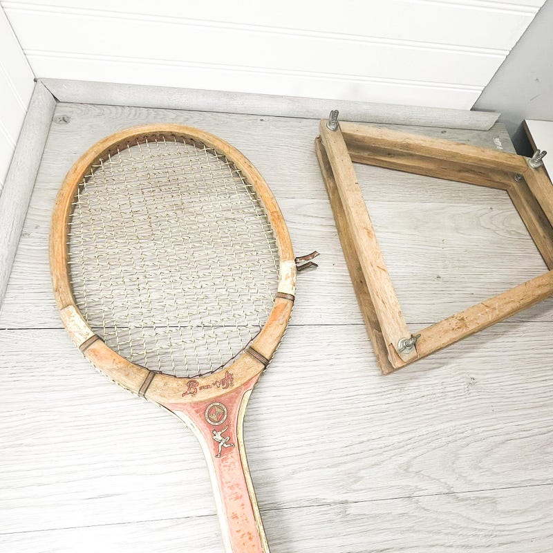 Wooden Tennis Racket - Etsy