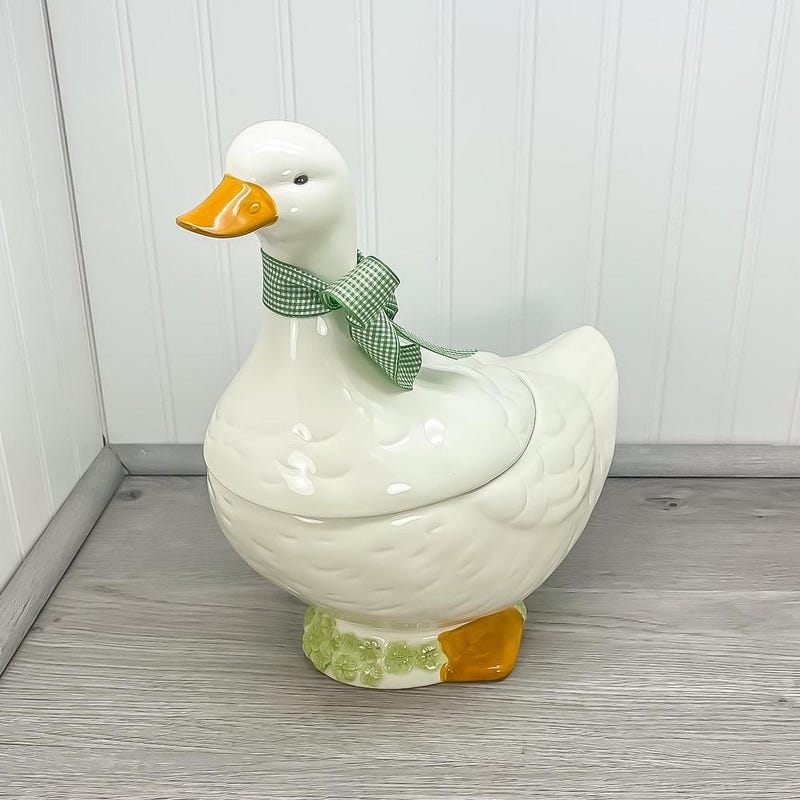 Goose Cookie Jar - Etsy