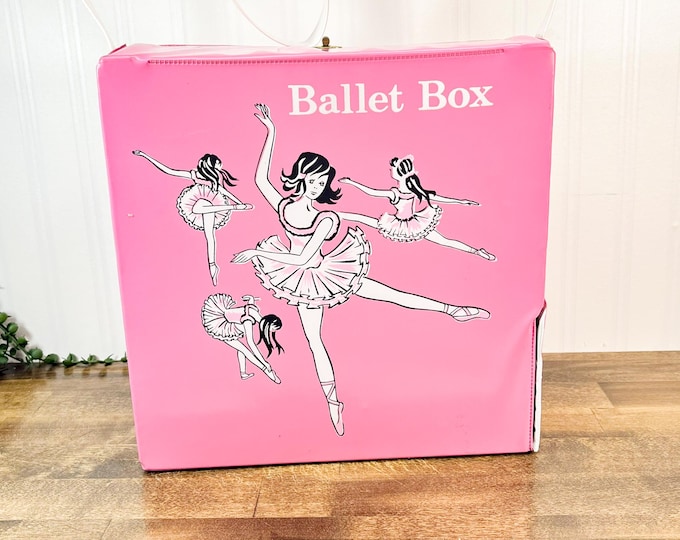 1960's Ballet Shoe Box - Children's Room Decor - Etsy