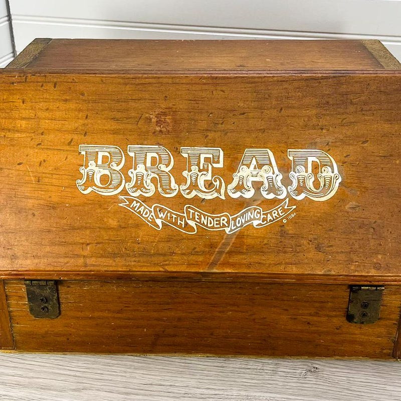 Vintage Bread Box - Etsy
