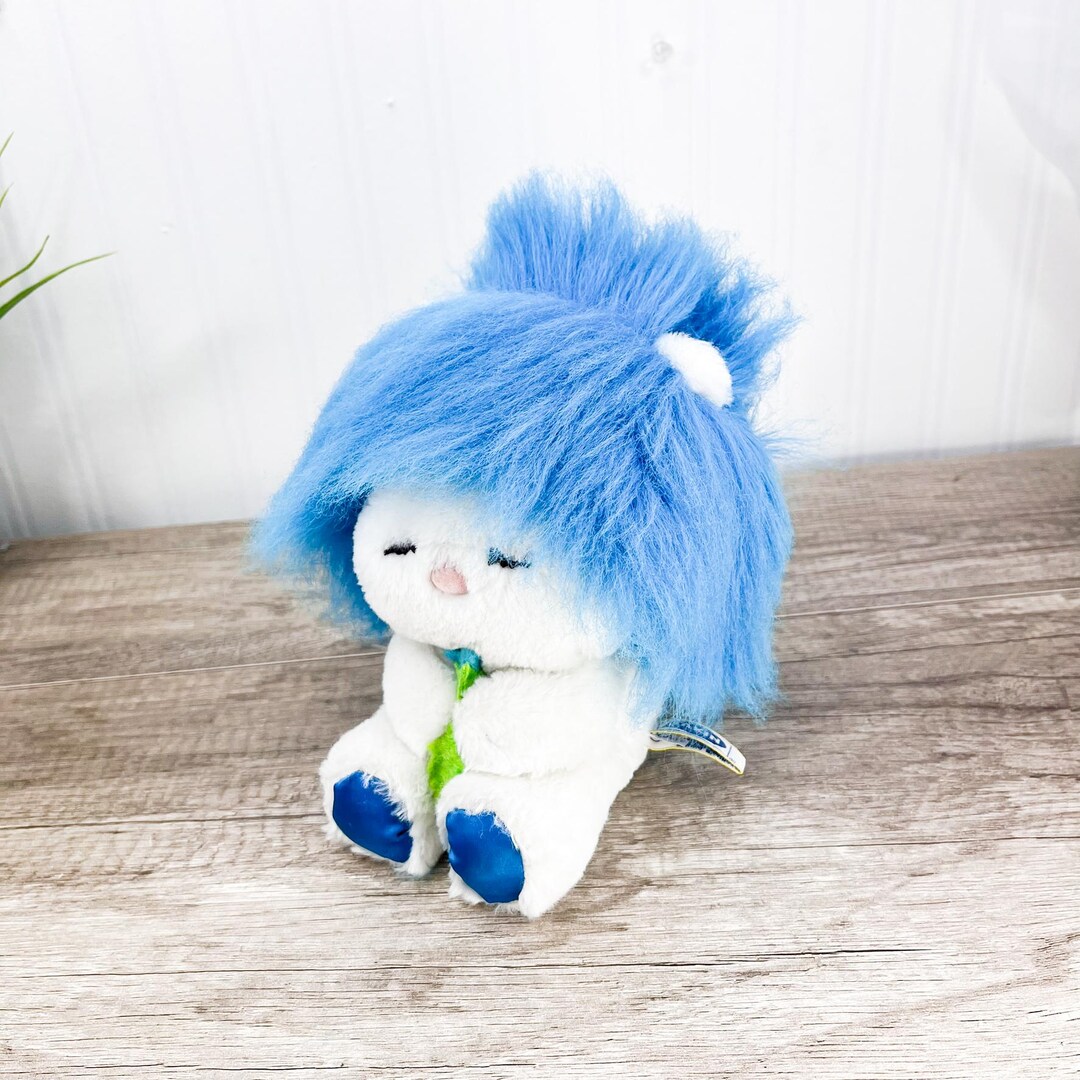 Dakin Frou Frou Fun Farm Plush: Vintage Blue Hair Plushie - Etsy