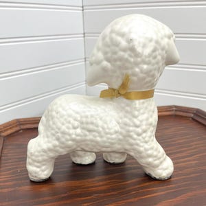 Kitschy Anthropomorphic Ceramic Lamb Figurine - Etsy