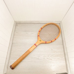 Vintage Wooden Tennis Racket Wright Ditson American Eagle Tournament ...