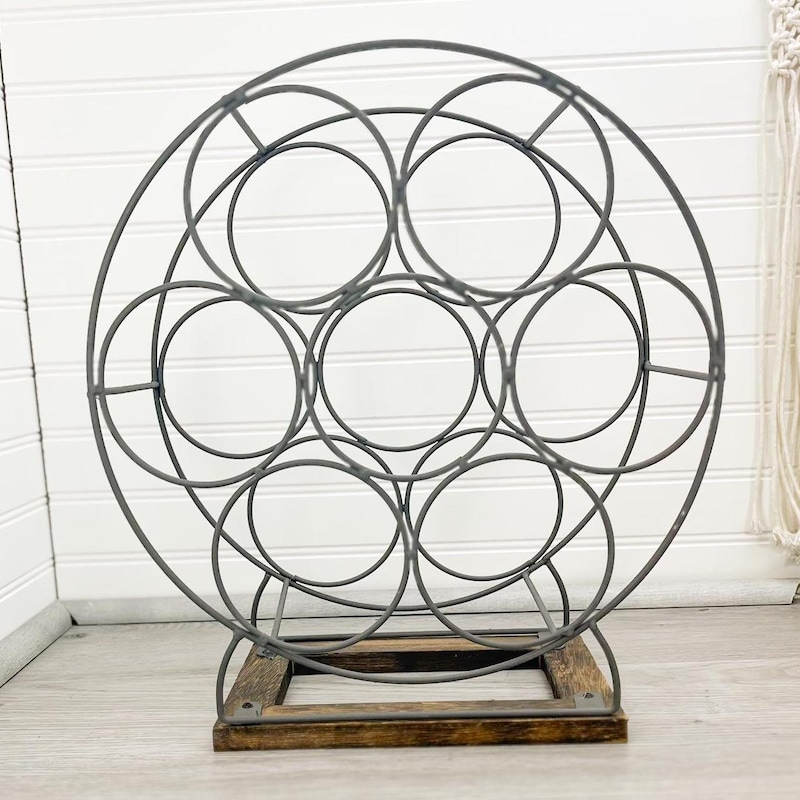 Rustic Wine Rack - Etsy