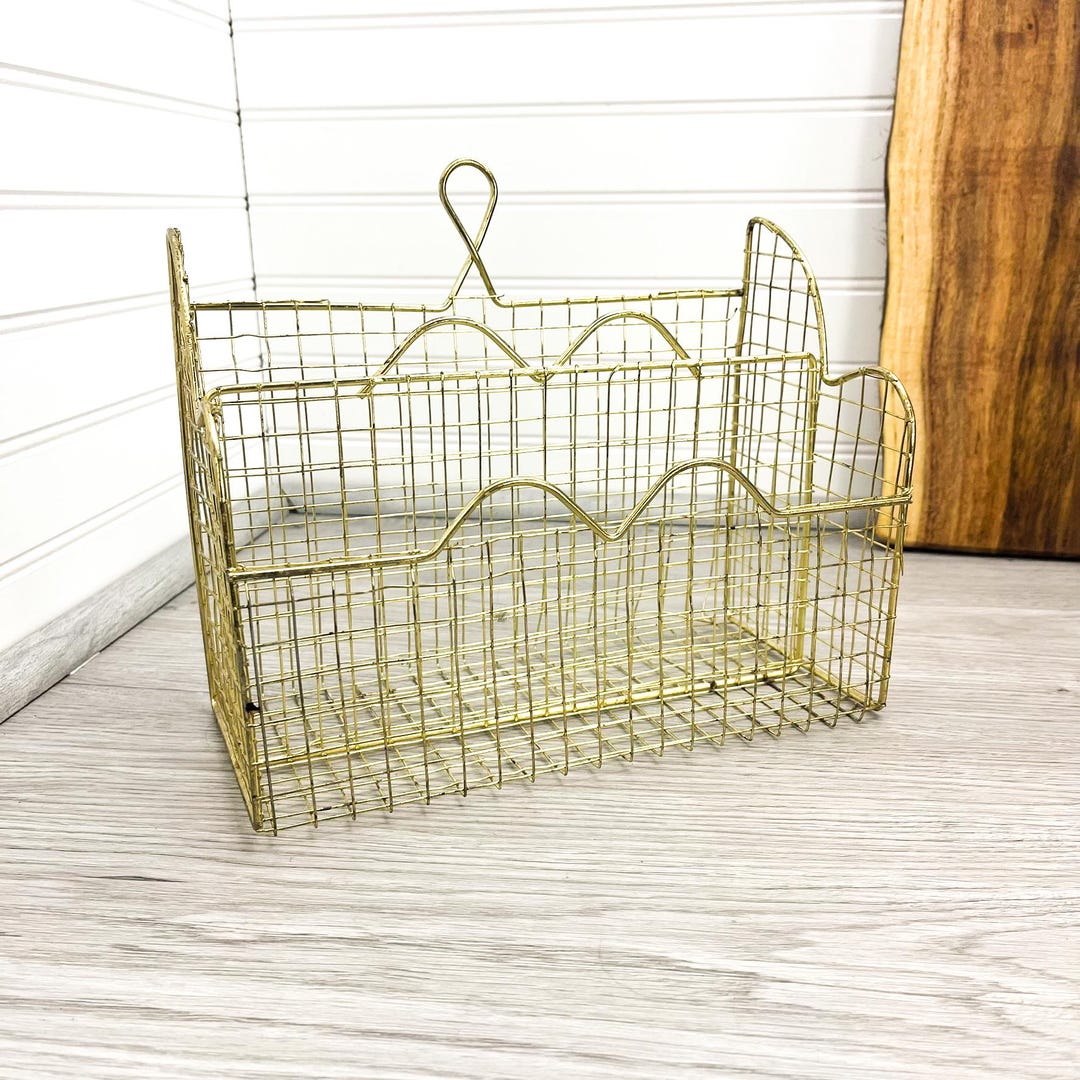 Midcentury Brass Mail Sorter, Brass Mail Holder - Etsy