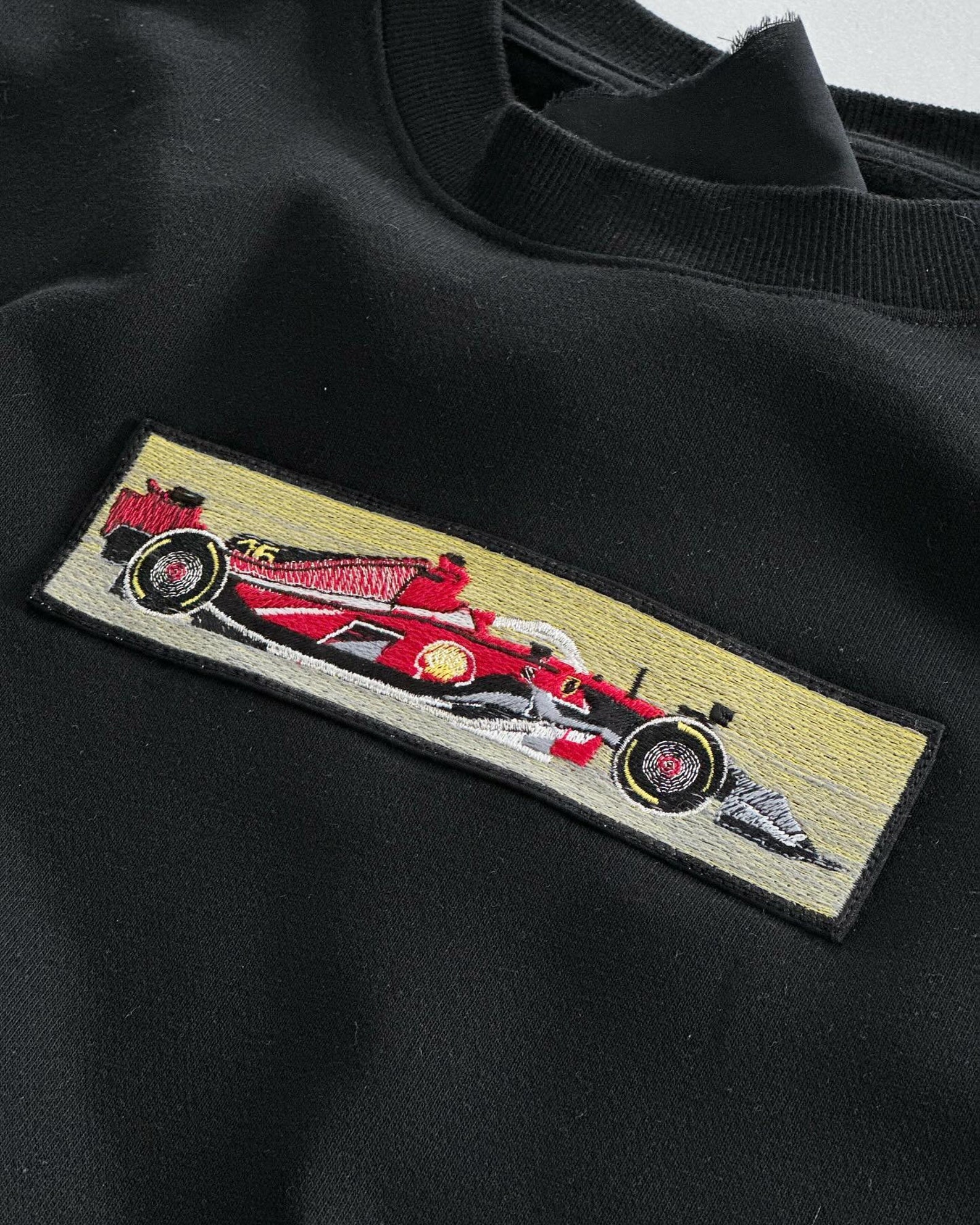 F1 Ferrari EMBROIDERY - Etsy