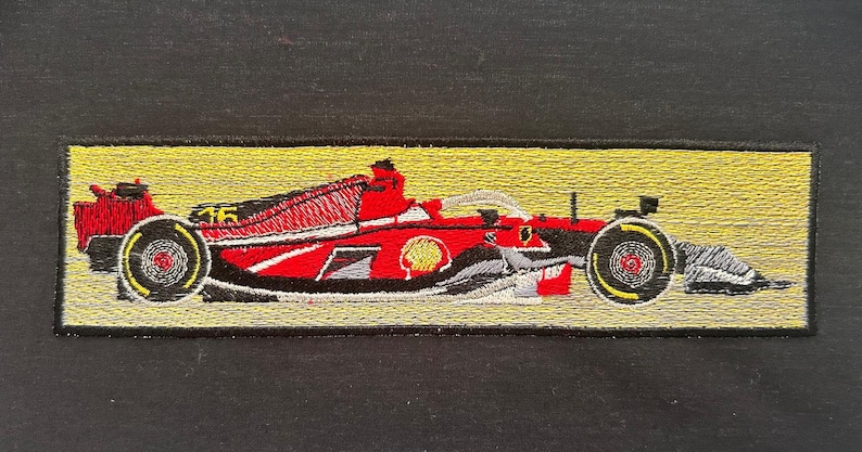 F1 Ferrari EMBROIDERY - Etsy
