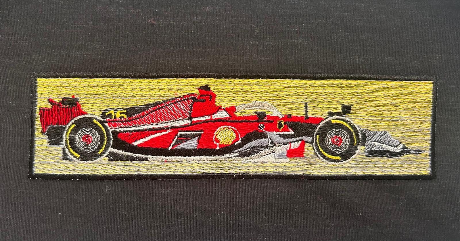 F1 Ferrari EMBROIDERY - Etsy