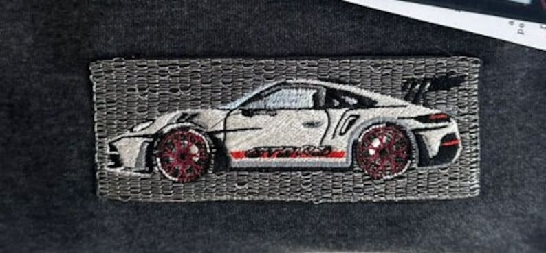 PORSCHE GT3 RS EMBROIDERY - Etsy