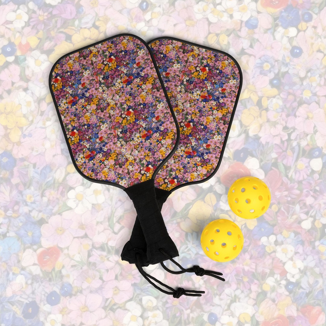 Preppy Pickleball Paddle Set With Paddles and Balls, Cute Gift for ...