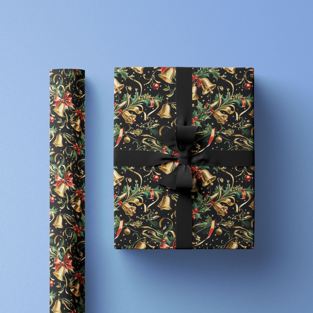 Vintage Inspired Wrapping Paper Roll, Pretty and Unique Gift Wrap With ...