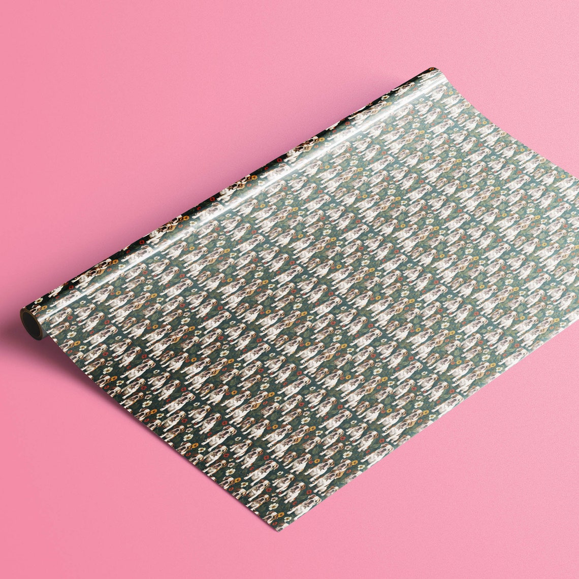 Cute and Funny Bulldog Wrapping Paper Roll, Animal-themed Gift Wrap for ...