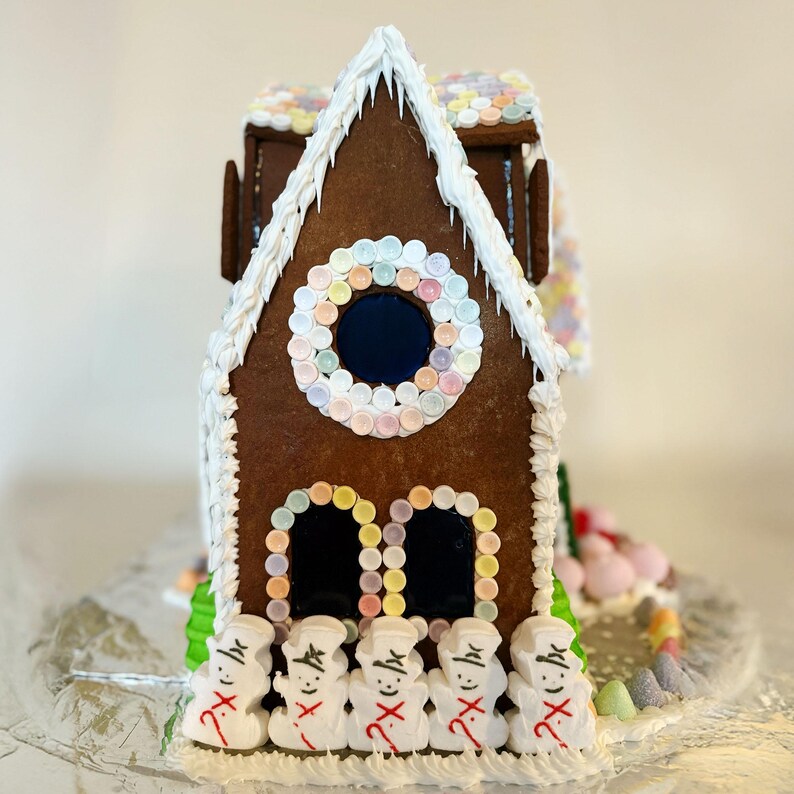 Gingerbread House Template: Printable PDF & SVG With Recipes (cricut ...