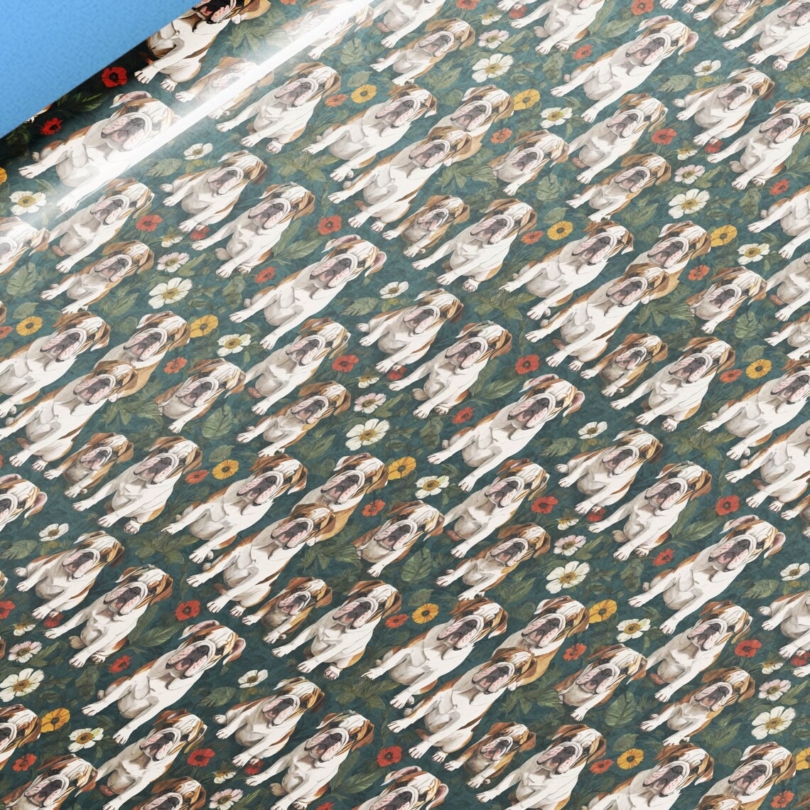 Cute and Funny Bulldog Wrapping Paper Roll, Animal-themed Gift Wrap for ...