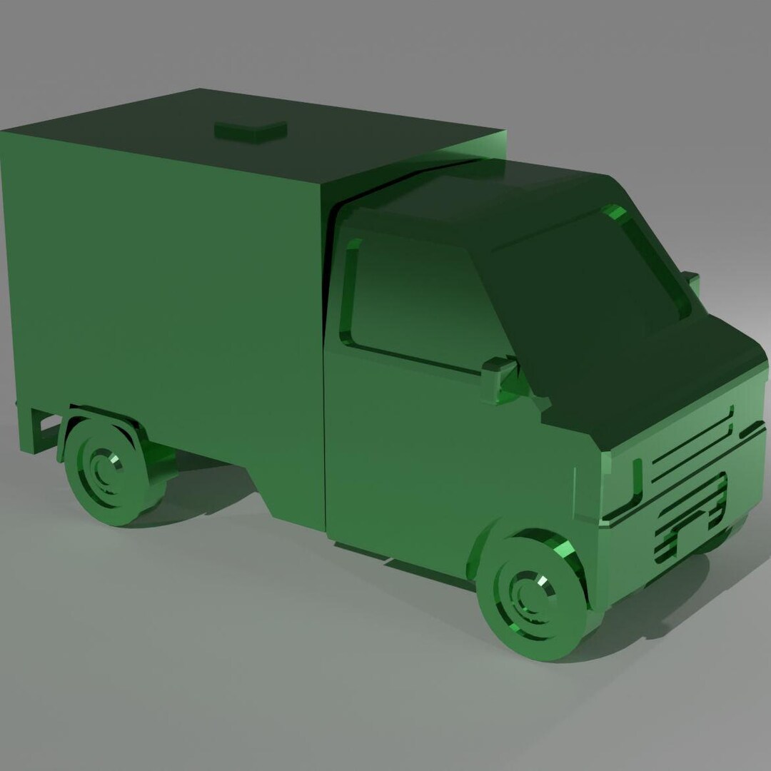 6mm (1:285) Kei Box Truck STL - Etsy