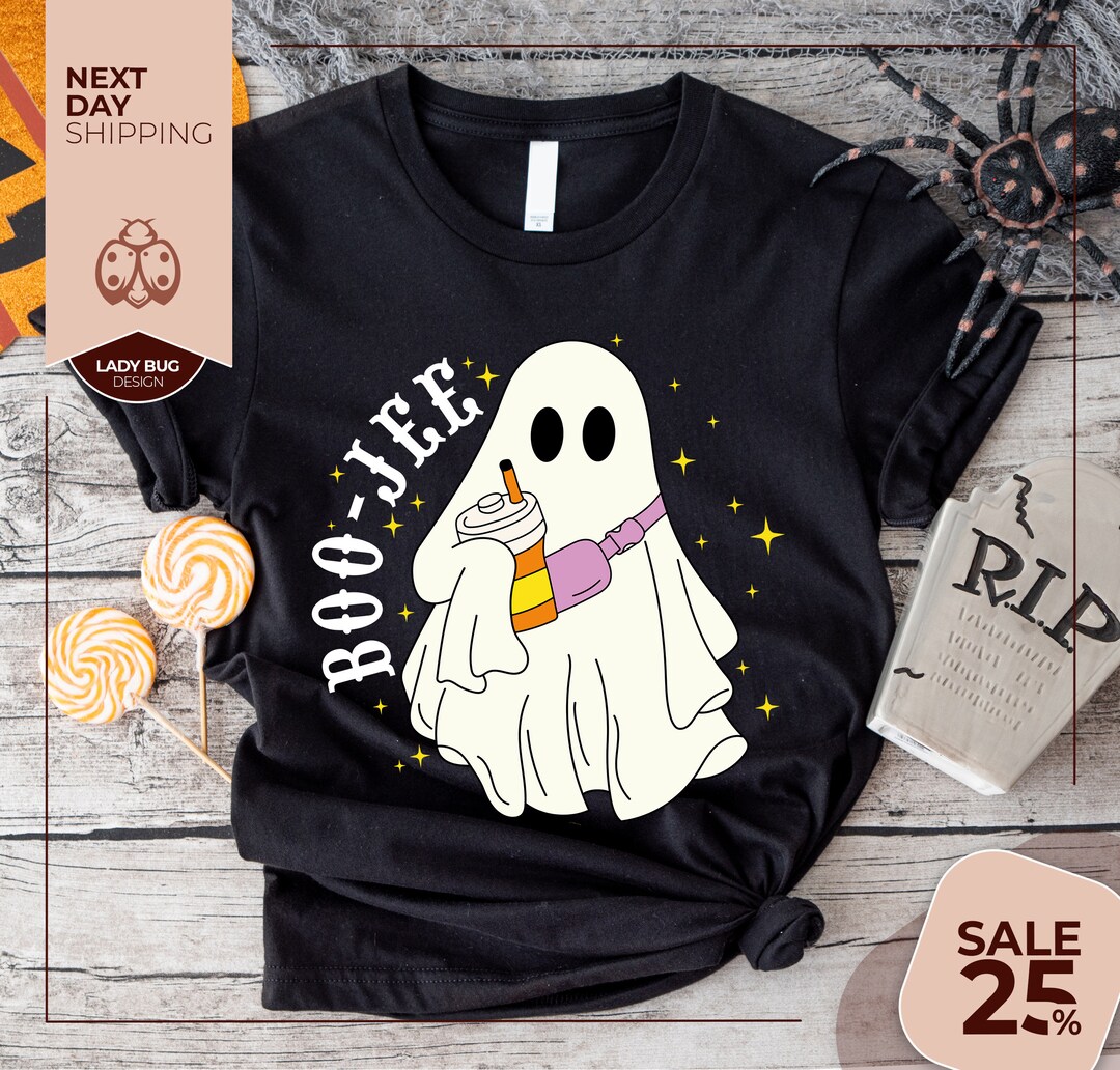 Boo-jee Ghost Shirt Cute Ghost Tee Halloween Ghost Tee Funny Boo-jee ...