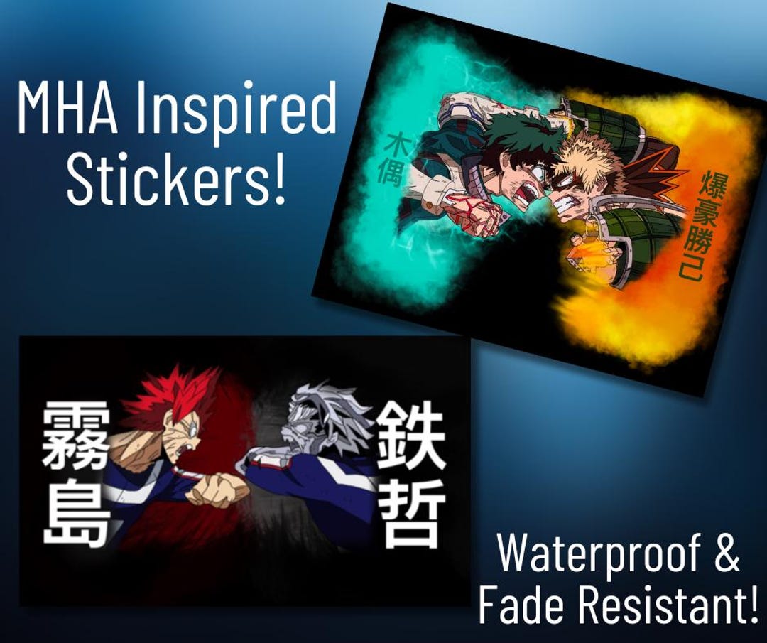 MHA Inspired Sticker - Etsy