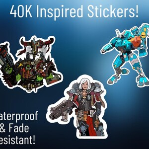 40K Inspired Sticker - Etsy
