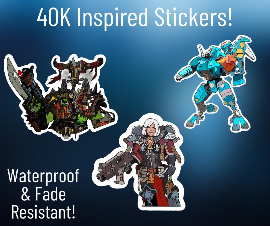 40K Inspired Sticker - Etsy