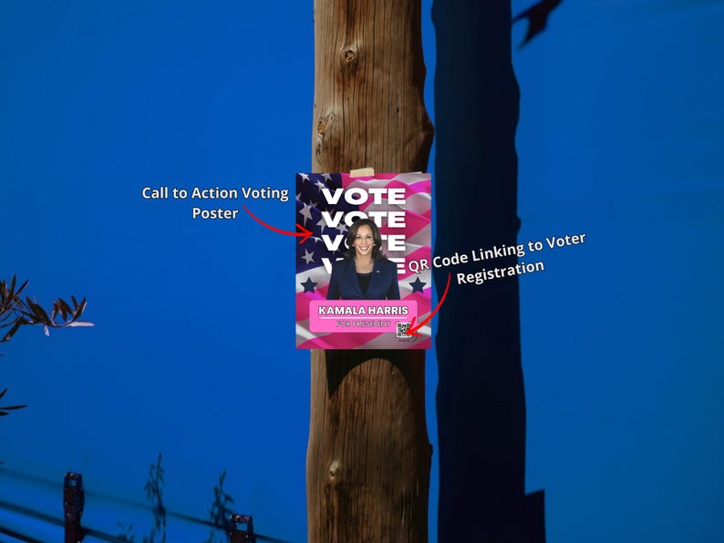 Kamala Harris 2024 Campaign Flyer Vote for Kamala Unlimited Print-ready ...