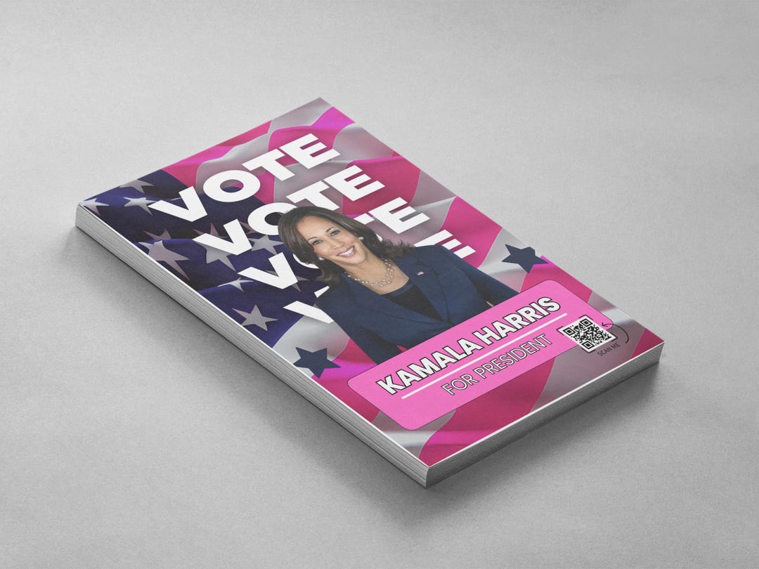 Kamala Harris 2024 Campaign Flyer Vote for Kamala Unlimited Print-ready ...