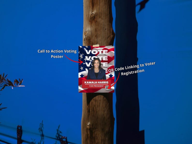 Kamala Harris 2024 Campaign Flyer Vote for Kamala Unlimited Print-ready ...