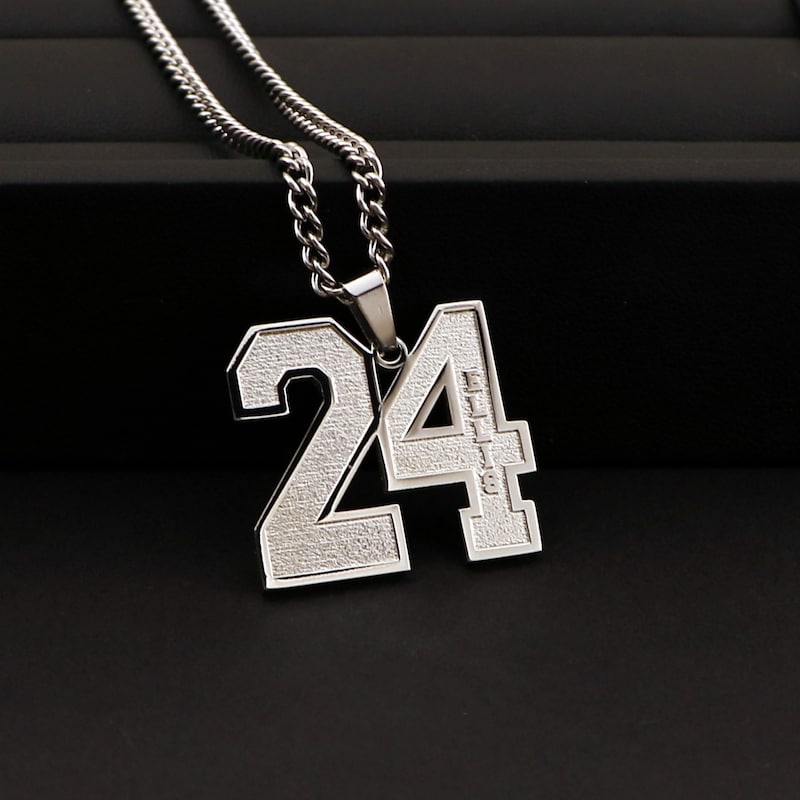 Number Necklace - Etsy