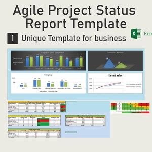 Agile Project Status Report Template, Project Status Report, Report ...