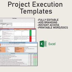 Project Execution Templates, Requirement Traceability Matrix, Project ...