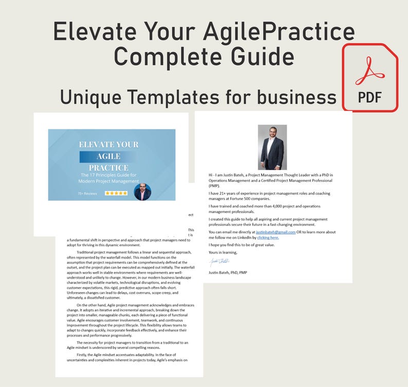 Agile Practice Essential Guide, Project Manager Career Boost, Quick Start, Career Growth for ...